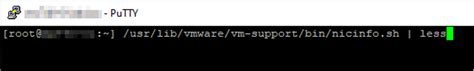 Checking VMware ESXi I O Adapter Driver Firmware Part Network Adapters Mark III Systems