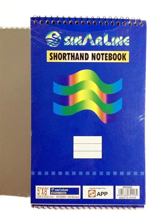 SINARLINE Shorthand Notebook SIZE 5 X8 70 Pages PACK OF 12 Pcs Buy
