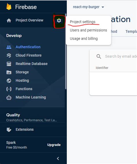 Api Key Firebase What Is The Api Key Stack Overflow