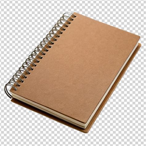 Notebook Isolated On Transparent Background Premium AI Generated PSD