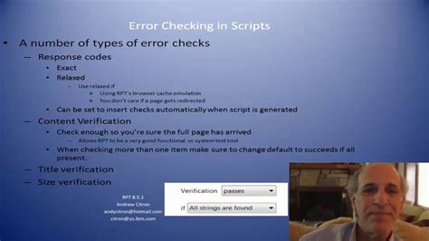 Lecture 3 Part 3 Rpt Script Verification Points Youtube