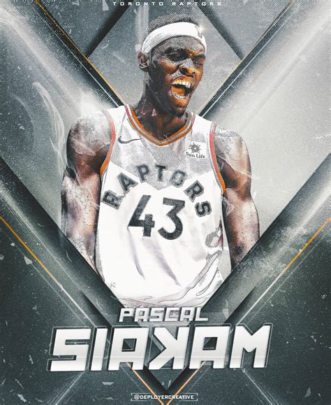 Download Pascal Siakam Stylish Fan Art Wallpaper