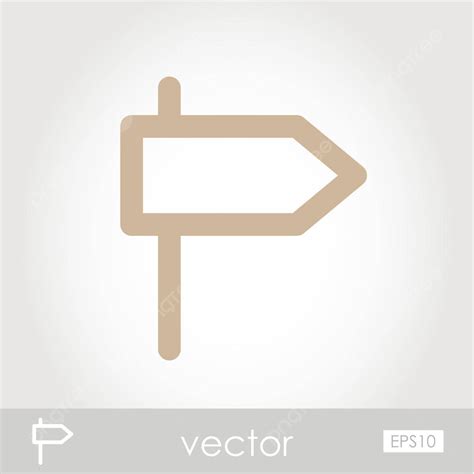 Road Signpost Vector Icon Vector Icon Illustration Vector Vector Icon Illustration Png And