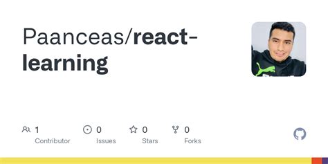 Github Paanceas React Learning