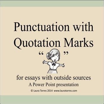 Quotation Marks Power Point Presentation Quotation Marks Quotations Grammar And Punctuation