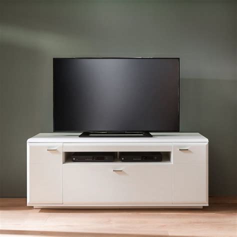 Lomadox Lowboard Alia 05 Weiß Matt 150 Cm Modern Fernsehschrank