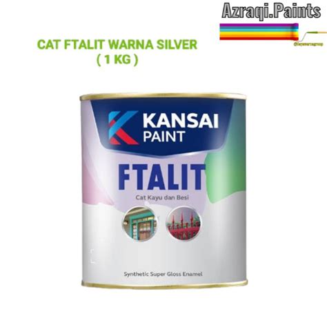Jual Cat Kayu Dan Besi Kansai Ftalit Silver 998 1 Kg Shopee Indonesia