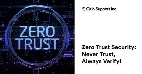 Club Support Inc On Linkedin Zerotrust Cybersecurity Dataprotection Digitaltransformation…
