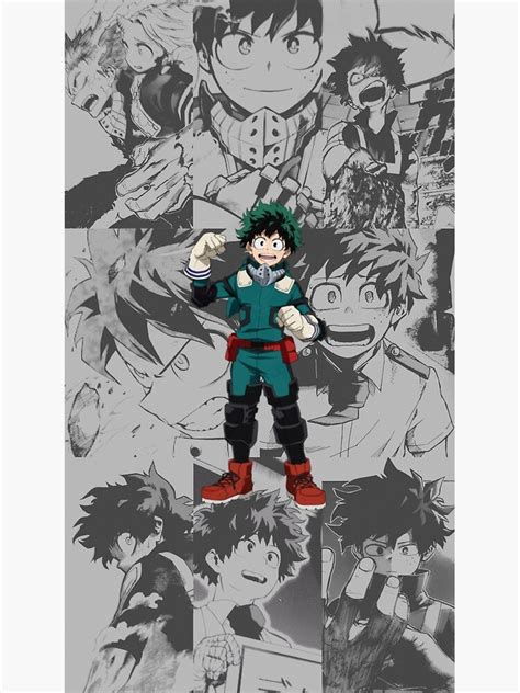 Poster « Midoriya Izuku Deku Manga Panel Character Art Par Smlangann