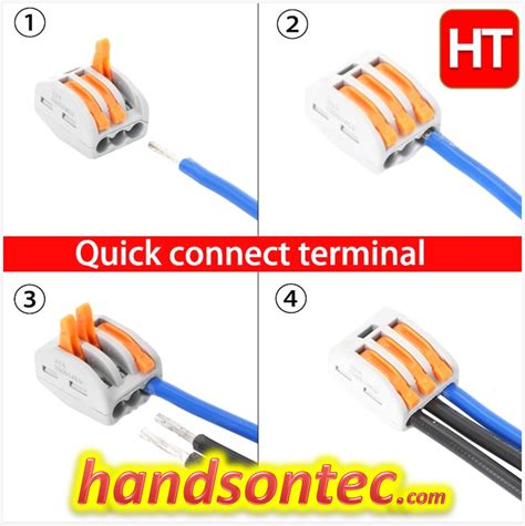 A V Quick Connect Cable Terminal Block Poles HandsOn Tech