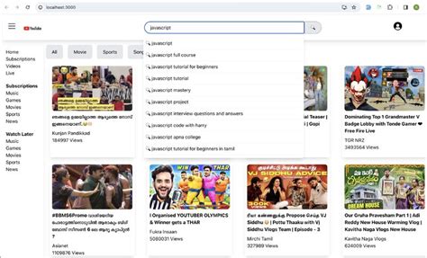 Completed Youtube Project With Reactjs Tailwind Css And Redux Rutuja Kumbharkar Posted On
