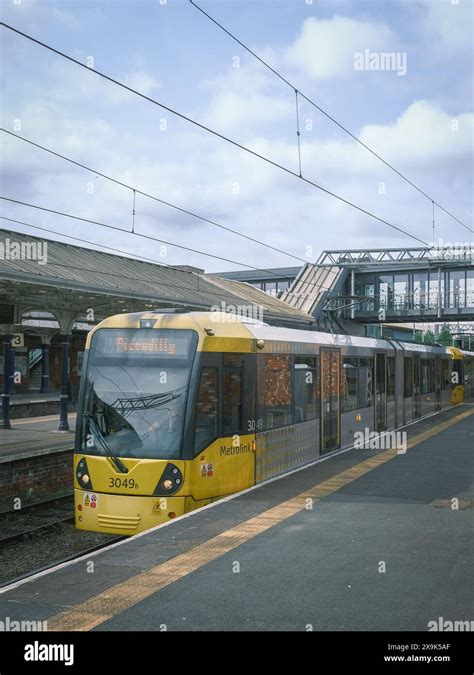 Bee Network Metrolink Tram To Manchester Piccadilly As Seen At