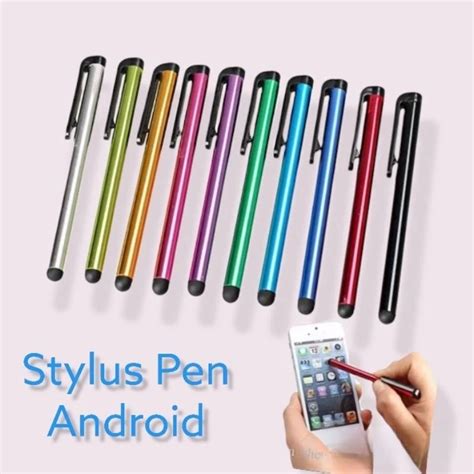 Jual Small Stylus Pen Hp Universal Capacitive Touch Screen Bullets Color Shopee Indonesia