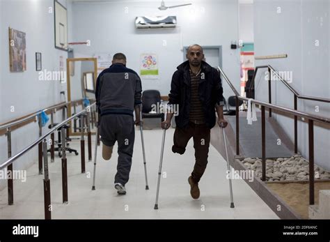 Gaza City The Gaza Strip Palestine 24th Apr 2018 Young Men In The