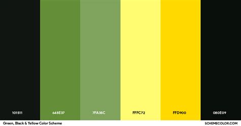 What Color Is Yellow And Green