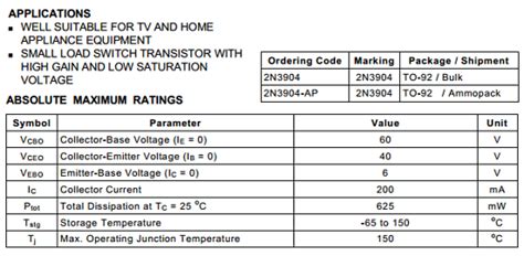 2n3904 Pdf 2n3904 Hoja De Datos Stmicroelectronics Datsheetq