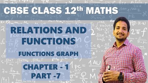 Relations And Functions Functions Graph Chapter 1 Part 7 Cbse Class 12 Maths Youtube