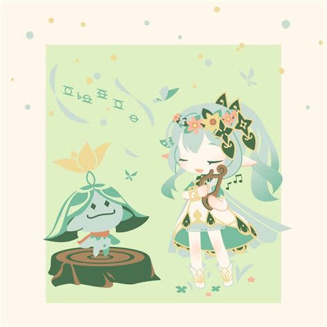 Nahida Aranara And Arama Genshin Impact Drawn By Cobalta Danbooru