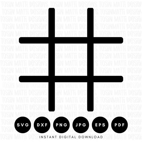 Tic Tac Toe Svg Tic Tac Toe Cut Files Tic Tac Toe Board Game Tic Tac