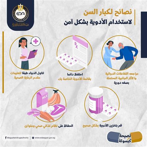 كيف تتناول الأدوية هيئة الدواء تقدم نصائح هامة لكبار السن بوابة
