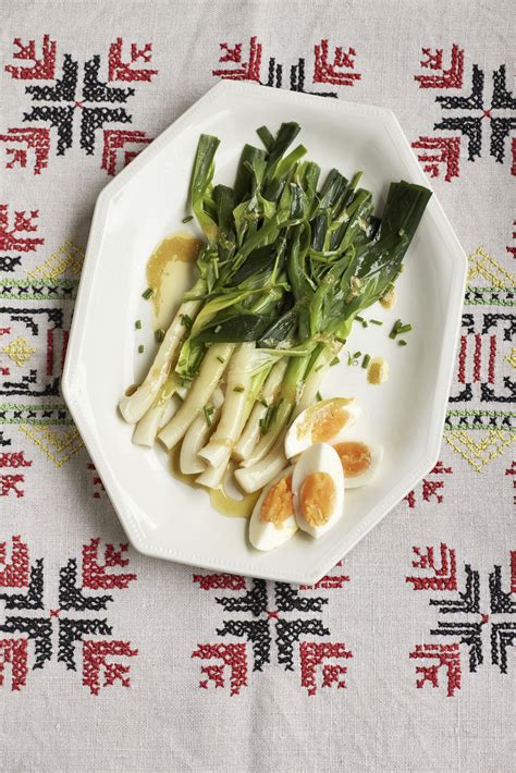 Leek Salad With Mustard Vinaigrette And Egg Taste