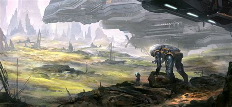 Alien Planet Space Exploration Alien Planet Environment Alien