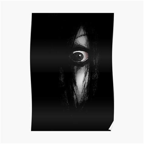 The Grudge Sketch Poster By Satradesign Redbubble