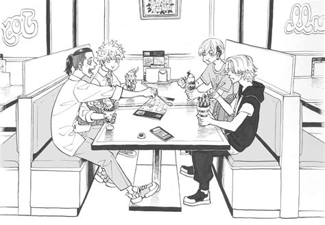 東京卍リベンジャーズ公式 on Twitter 卍 アニメーションスケッチ イラスト
