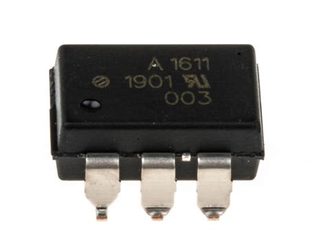 Assr 1611 301e Broadcom Broadcom Solid State Relay 2 5 A Load Pcb Mount 60 V Load 1 7 V