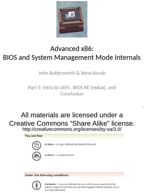 Advanced X86 Bios And Smm Internals Part 5 Pdf Booting Bios