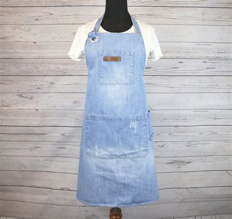 Denim Aprons Barista Aprons Personalized Ts