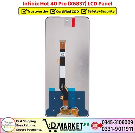 Infinix Hot 40 Pro X6837 Lcd Panel 2025 Exclusive