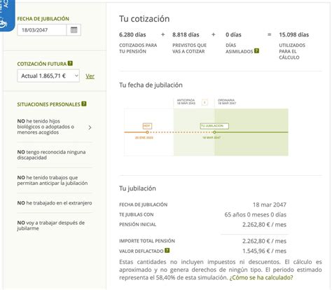 Simulador Pensión De Jubilación Cómo Usarlo Para Calcular La Pensión