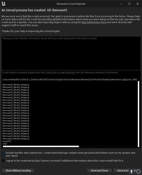 Crashes On A File That Doesnt Exist Rremnantgame