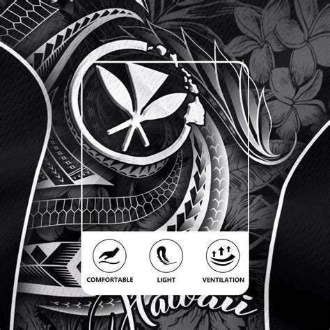 Hawaii Custom Personalised Rugby Jersey Polynesian Patterns Tropical