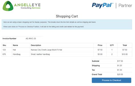paypal credit card payment rest api demo kit angelleye
