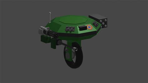Romanian Gyroscope Assault Robot Concept R 3dmodeling