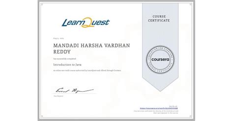Harsha Vardhan Reddy On Linkedin Completion Certificate For
