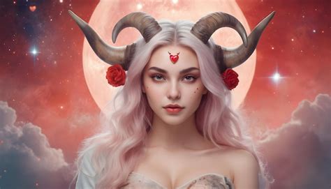 Premium Photo Zodiac Sign Taurus Beautiful Woman With Horns Universe