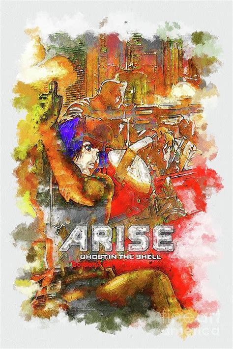 Ghost In The Shell Arise Border Ghost Stands Alone Painting By Emelia Marquardt Pixels