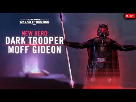 Dark Trooper Moff Gideon Star Unlock Testing LIVE V Grand Arena Championship Round SWGOH TV