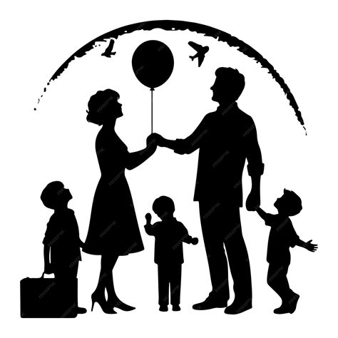 Father And Son Vector Isolated Illustration On White Background
