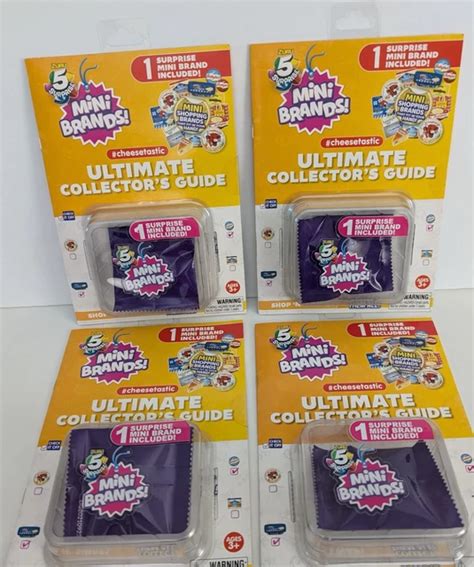 Mini Brands Ultimate Collectors Guide Zuru One Surprise Cheesetastic