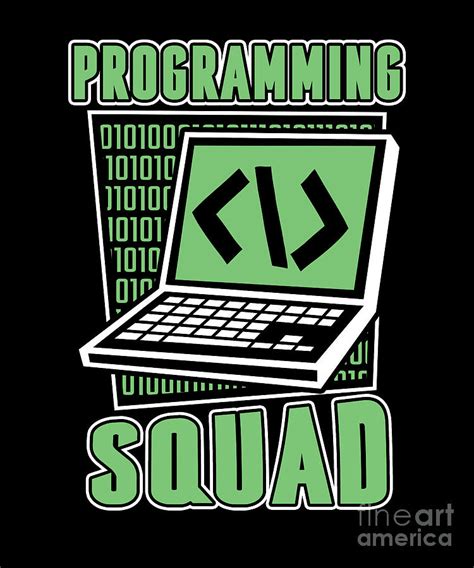 Programming Squad Engineer Full Stack Software Developer Digital Art By