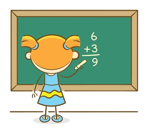 Premium Vector Math Class