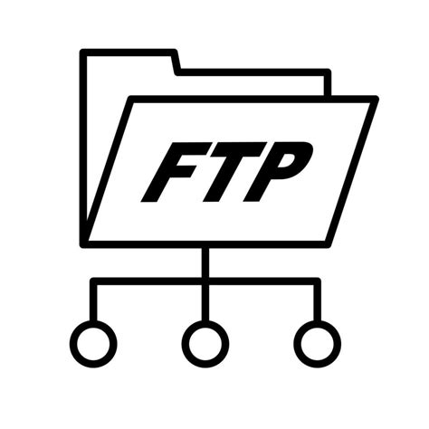 Simple Ftp Connection Icon 54531004 Vector Art At Vecteezy