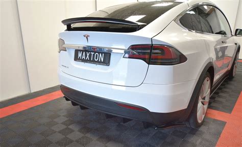 Buy Maxton Design Rear Valance Tesla Model X Ausbody Works — Maxton