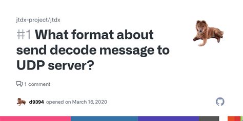 What Format About Send Decode Message To Udp Server · Issue 1 · Jtdx