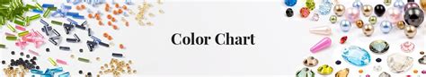 Istana Mote Color Chart Of Various Types Of Sequins Motes And Beads Of