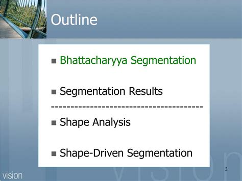 ppt pde methods for image segmentation and shape analysis powerpoint
